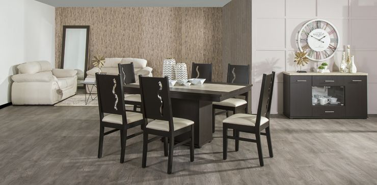 Comedor con mesa y 6 sillas | Muebels Dico | DF